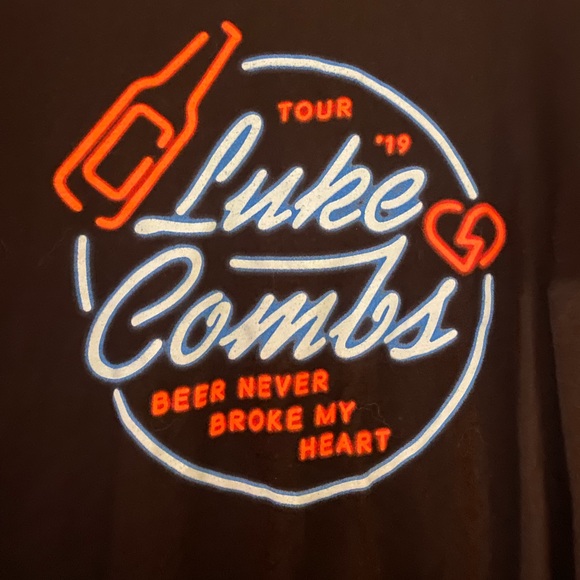 Tops | Luke Combs Beer Never Broke My Heart Your Shirt | Poshmark